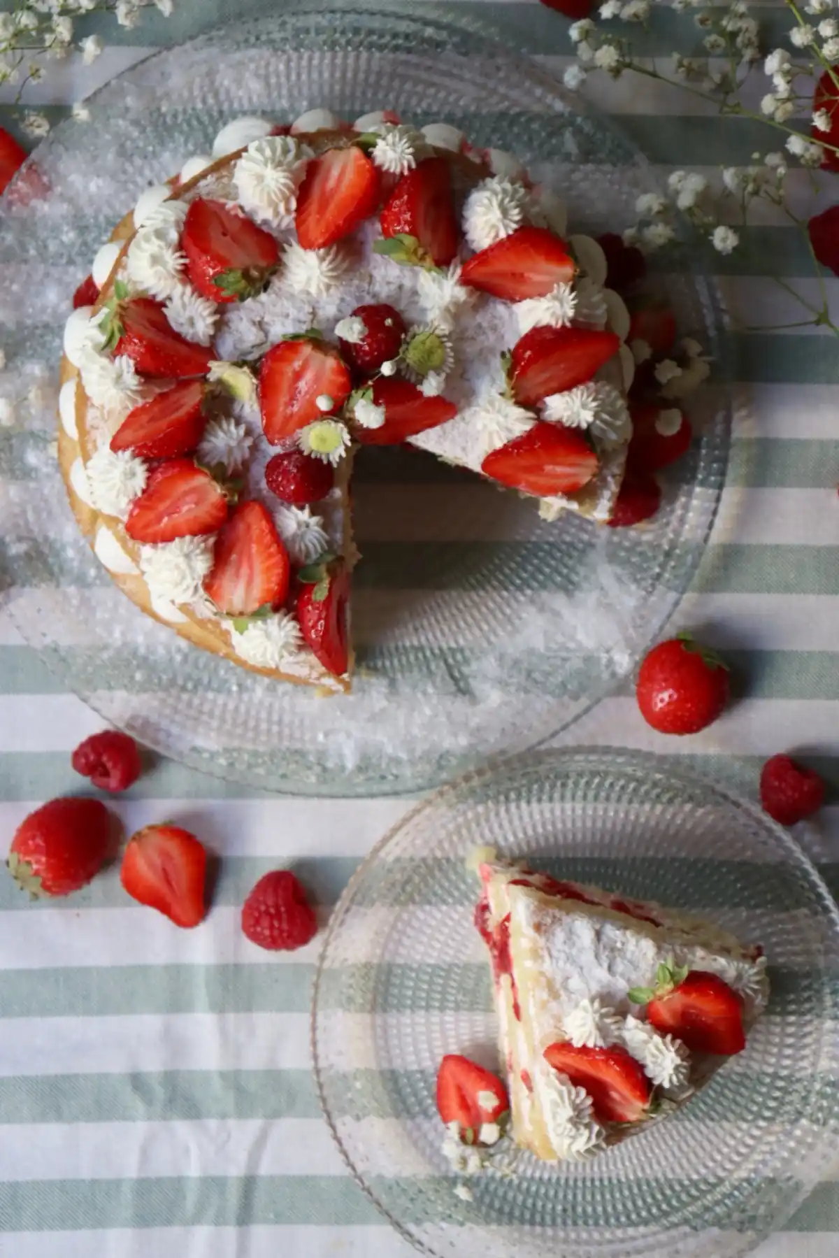 Vegan Victoria Sponge Cake - Romi's Bakes